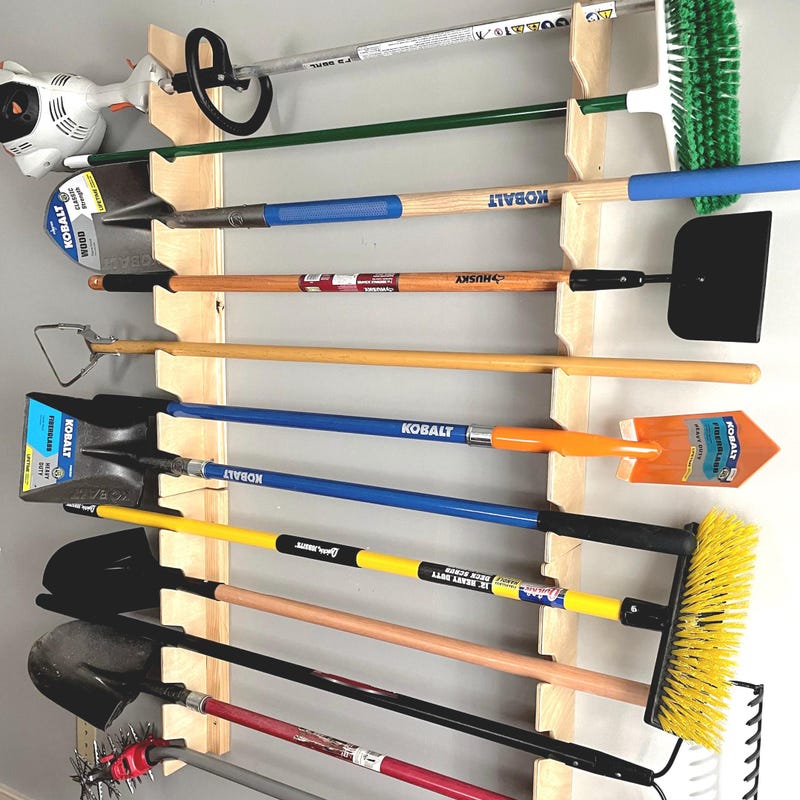 Yard Tool Storage Rack - Etsy
