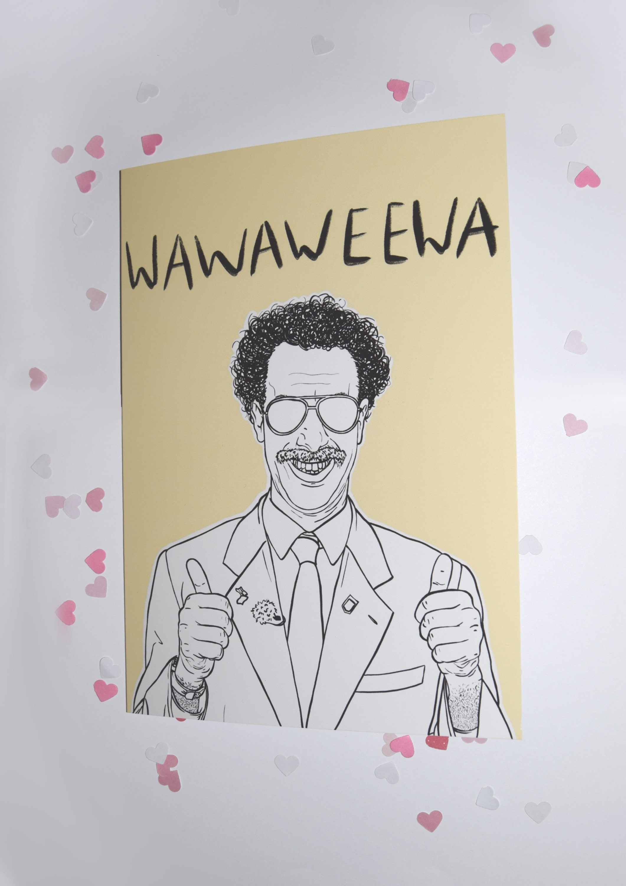 Borat Wawaweewa Very Nice Greetings Card | Etsy