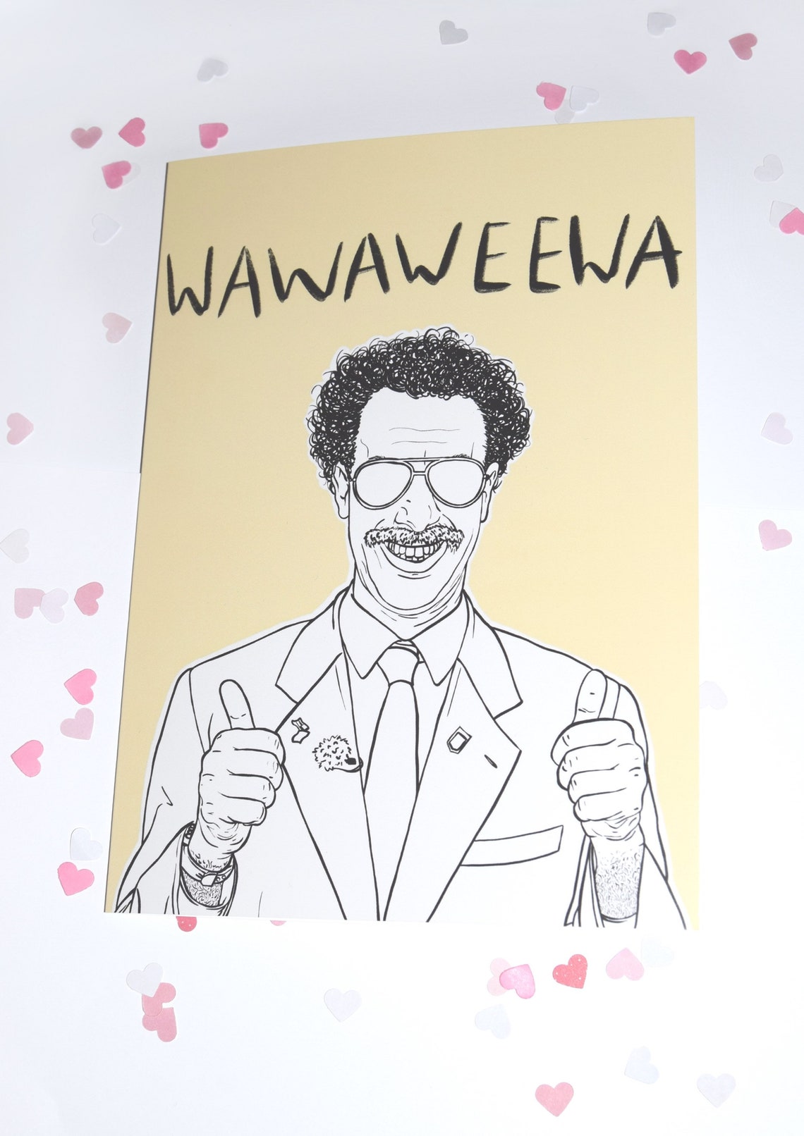 Borat Wawaweewa Very Nice Greetings Card | Etsy