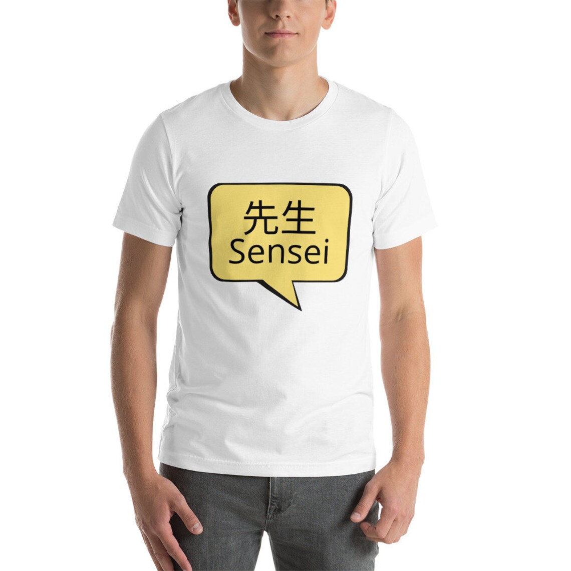 Unisex camiseta sensei maestro japonés kanji anime manga - Etsy España