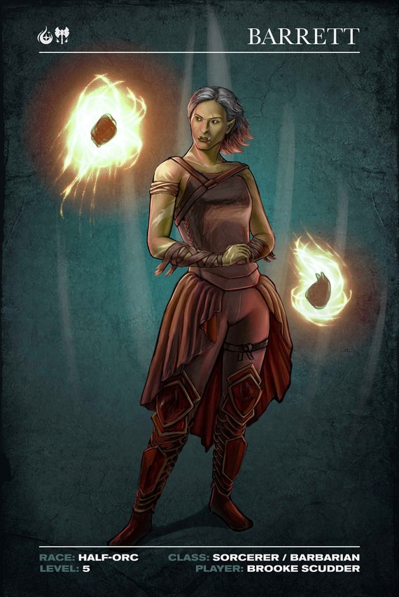 RPG Character Illustrations | Etsy