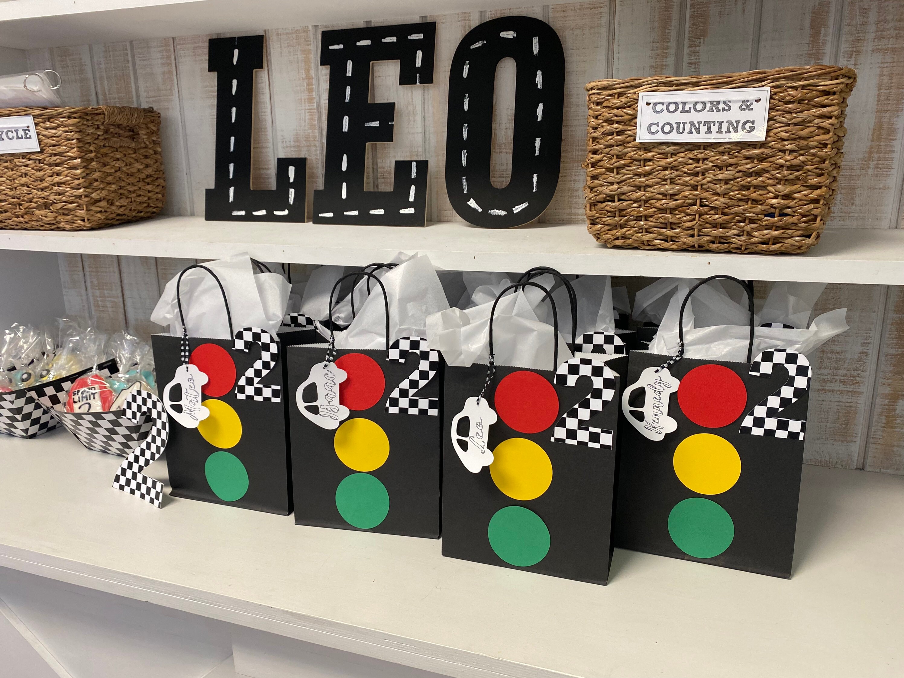 Cars Theme Traffic Light birthday Favor Birthday Party | Etsy