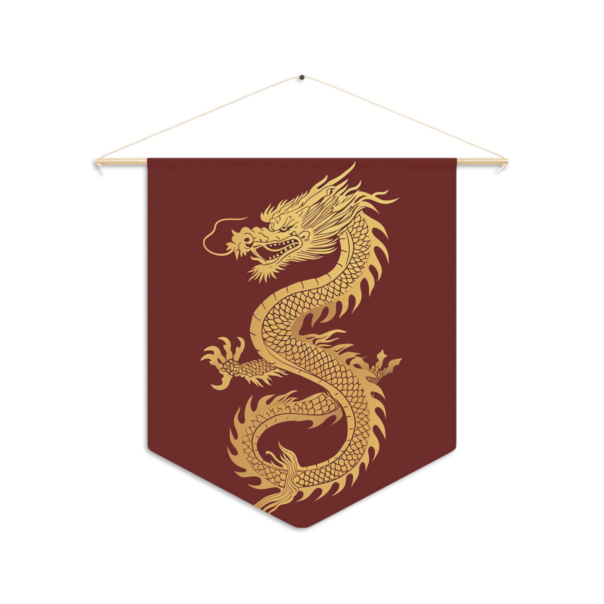 Dragon Year Banner Dragon Pennant Dragon Year Wall Banner Home Office ...