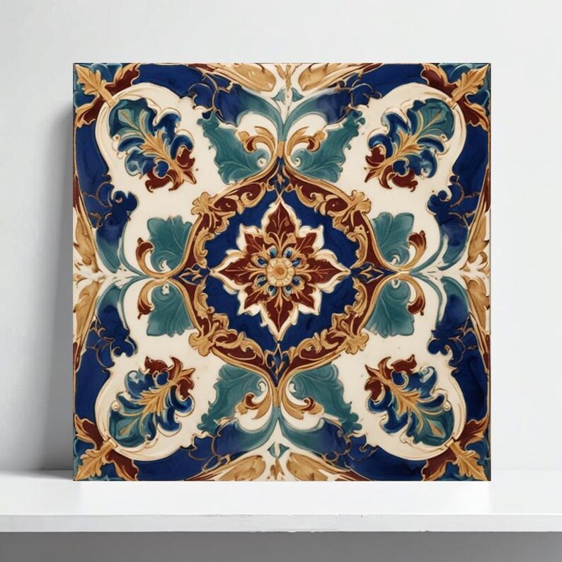 Venetian Ceramic Tile: Mediterranean Kitchen Backsplash, Italian Wall ...