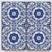 Amalfi Coast Tile – Blue Floral Ceramic Majolica, Mediterranean Decor ...