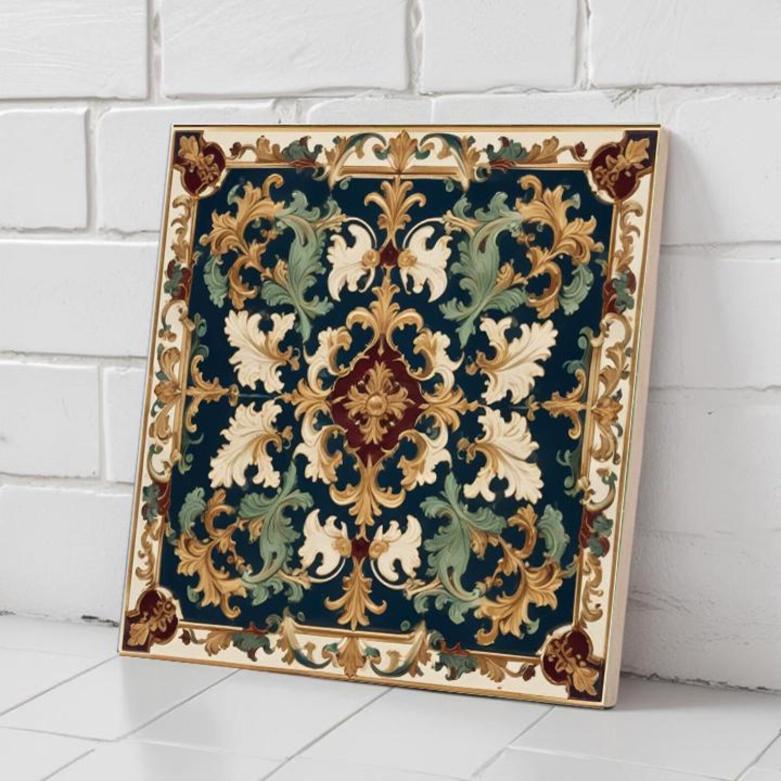 Venice Tile – Italian Ceramic Wall Art, Venetian Tile – Mediterranean ...