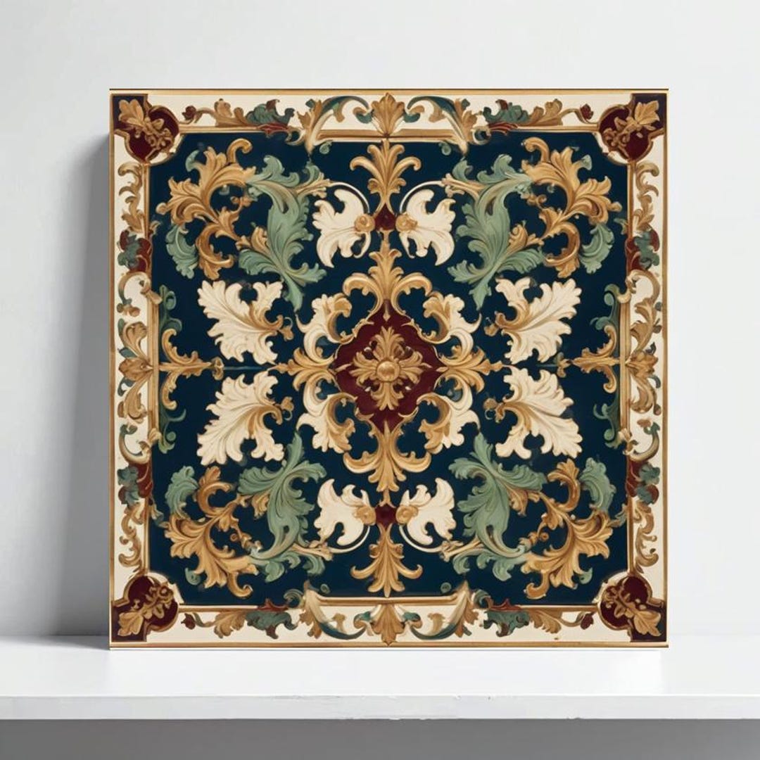 Venice Tile – Italian Ceramic Wall Art, Venetian Tile – Mediterranean ...