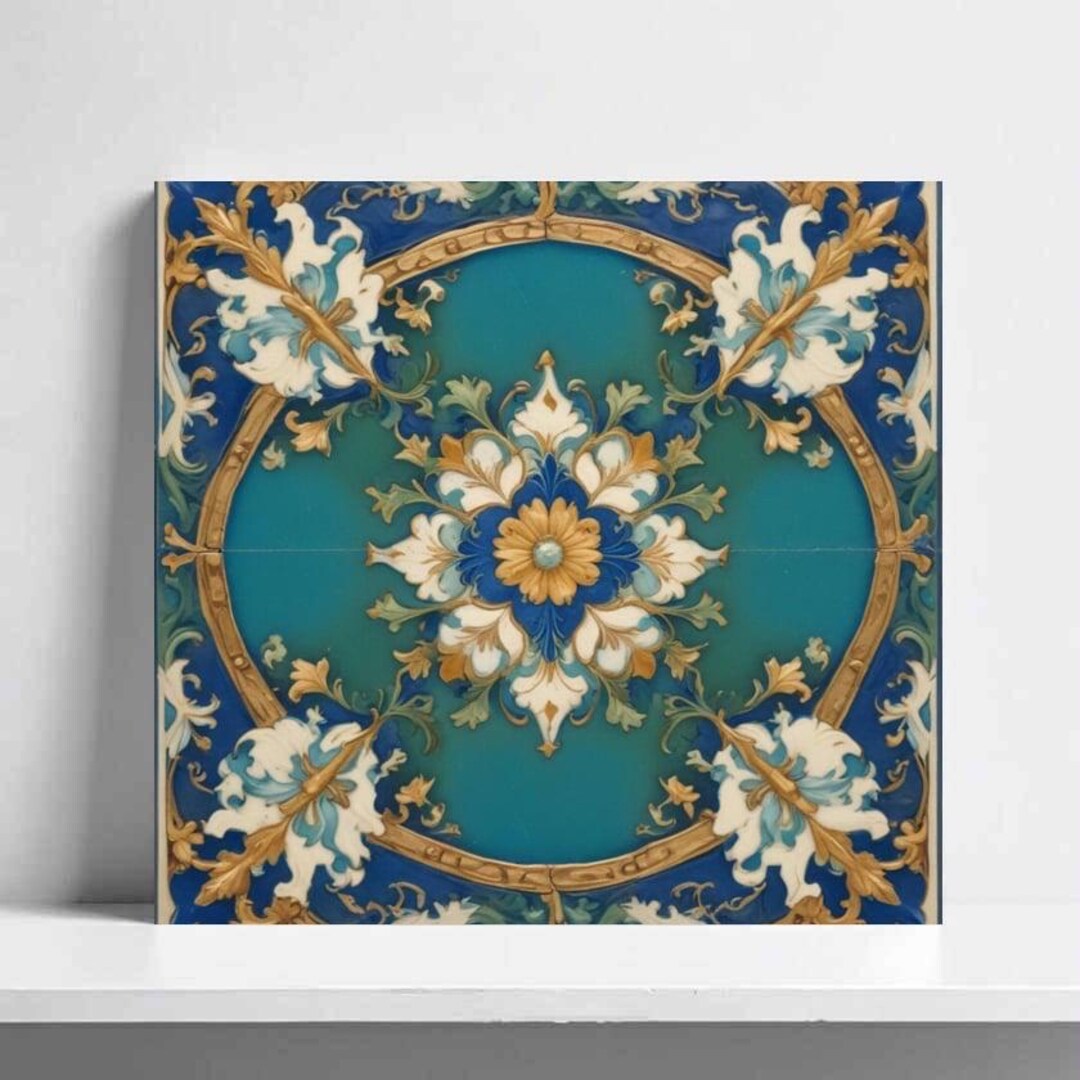 Venetian Renaissance Ceramic Tile – Mediterranean Kitchen Backsplash - Etsy