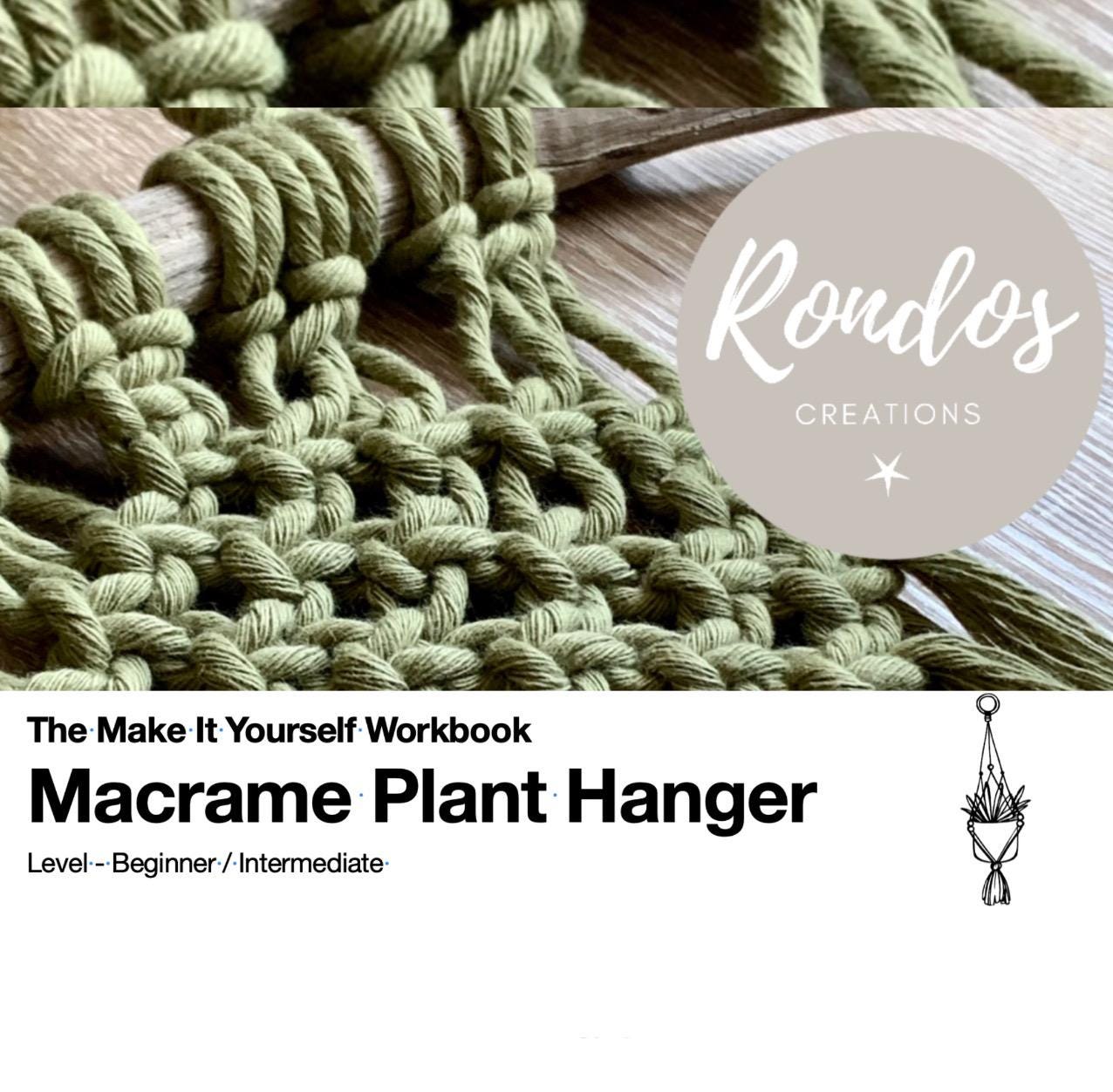 Macrame Plant Hanger Printable PDF Pattern - Beginners to Intermediate ...