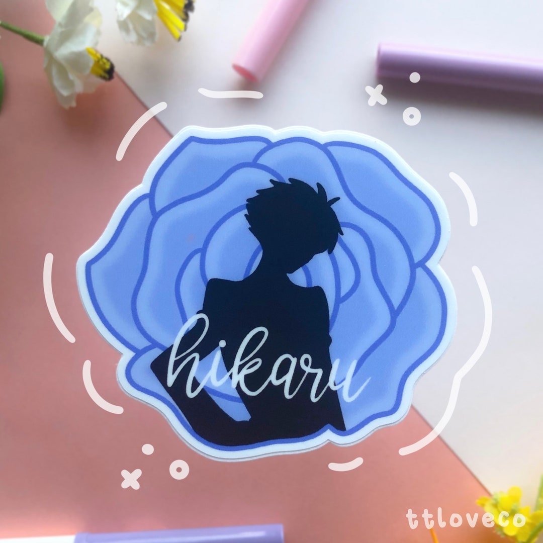 Rose Sticker Hikaru Silhouette Anime Host Club Kawaii Host Twins Ohshc ...