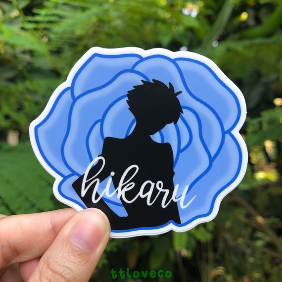 Rose Sticker Hikaru Silhouette Anime Host Club Kawaii | Etsy