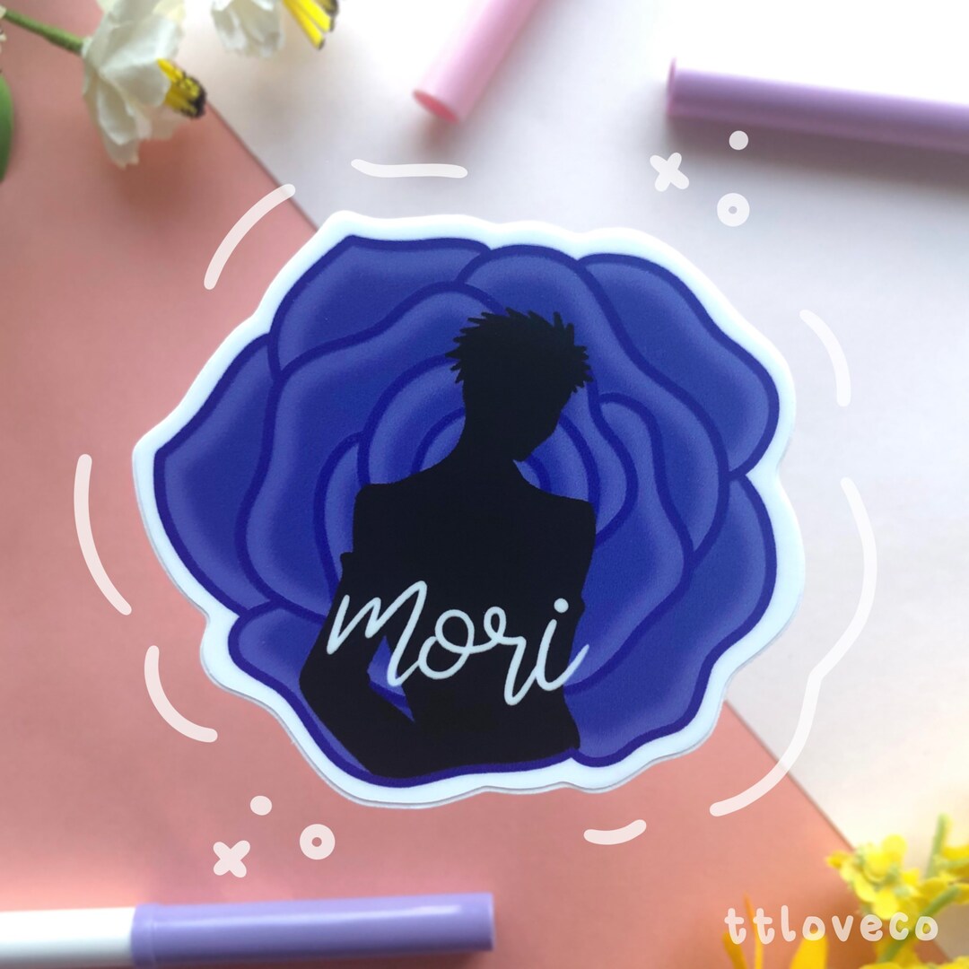 Mori Senpai Rose Sticker Ouran Host Club Anime Kawaii Laptop Decal ...