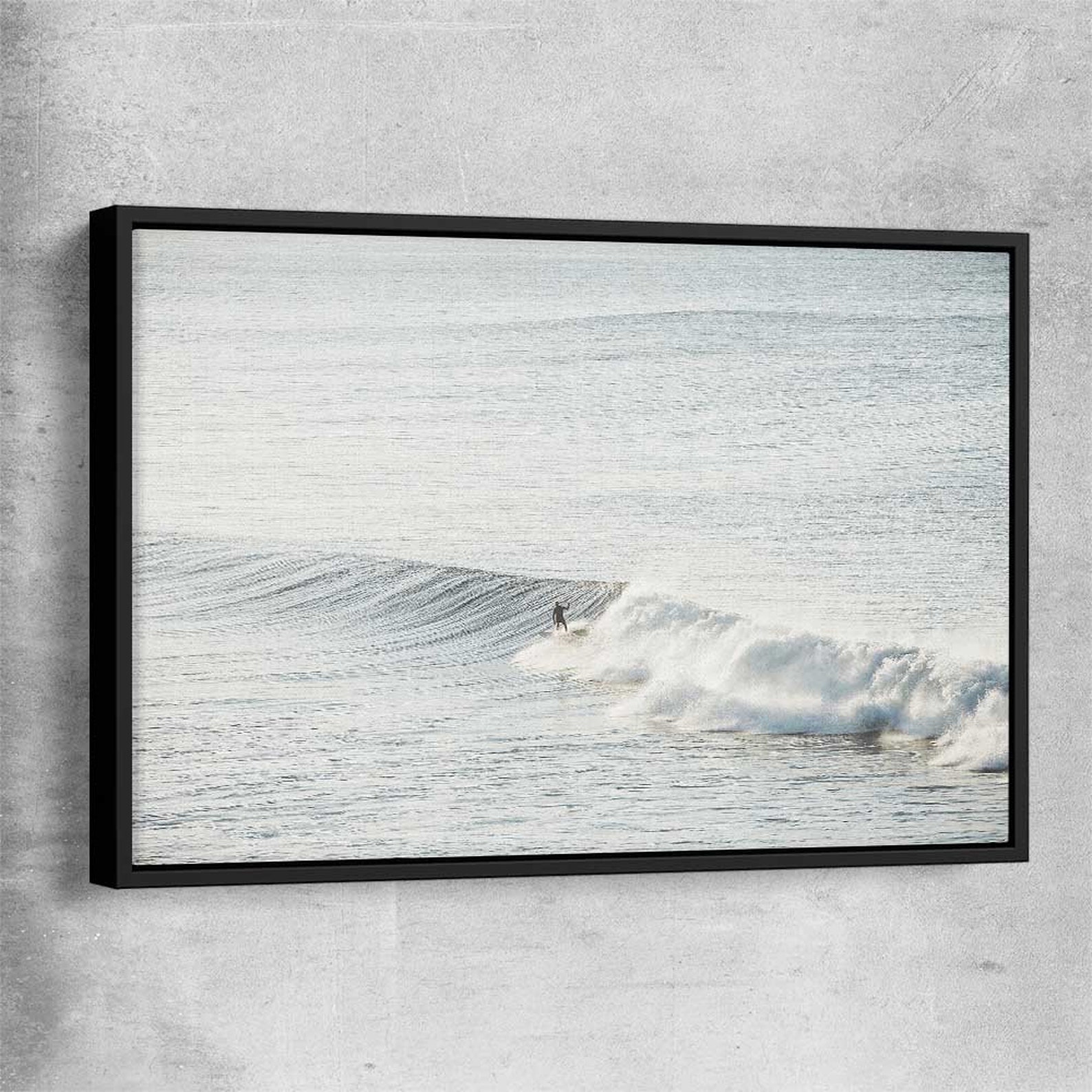 Surfing Waves Wall Art | Canvas, Framed Print, Poster | Home Decor ...