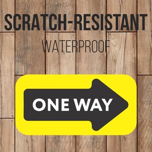 One Way Arrow Floor Decals 20 Pack Carpet | Anti-slip Directional Signs ...