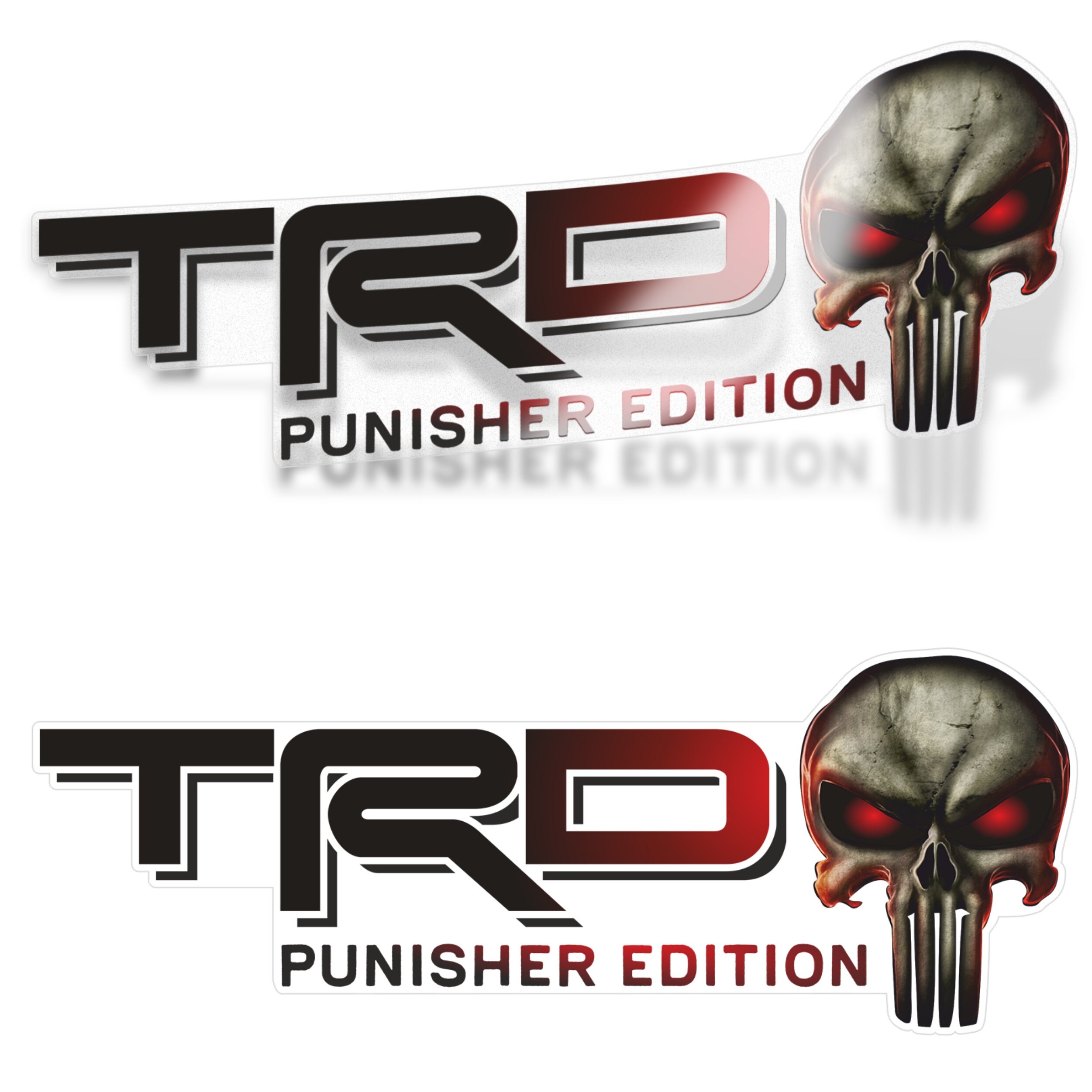 TRD OFF ROAD Punisher Edition Racing Development Truck Decals - Etsy