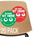 Sit Here Sticker, Decal, Seat Chair Sign Social Distancing for Kids, 20 ...