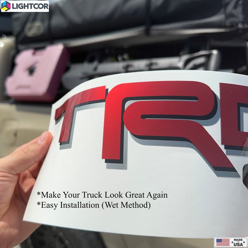 TRD off Road Decals, Tacoma Sports Replacement Stickers, Emblem for ...