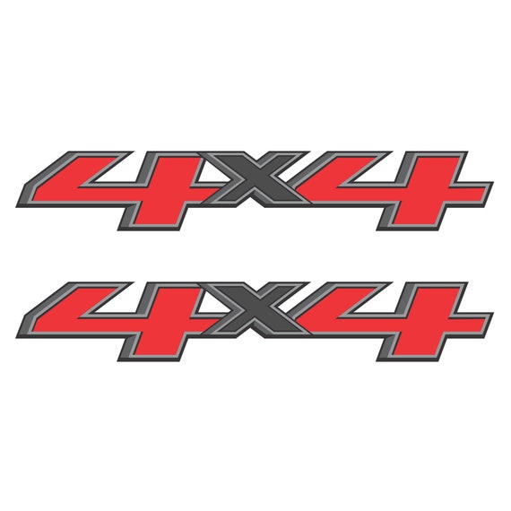 4x4 OFF ROAD Truck Decal Set of 2 Vinyl Stickers | Etsy