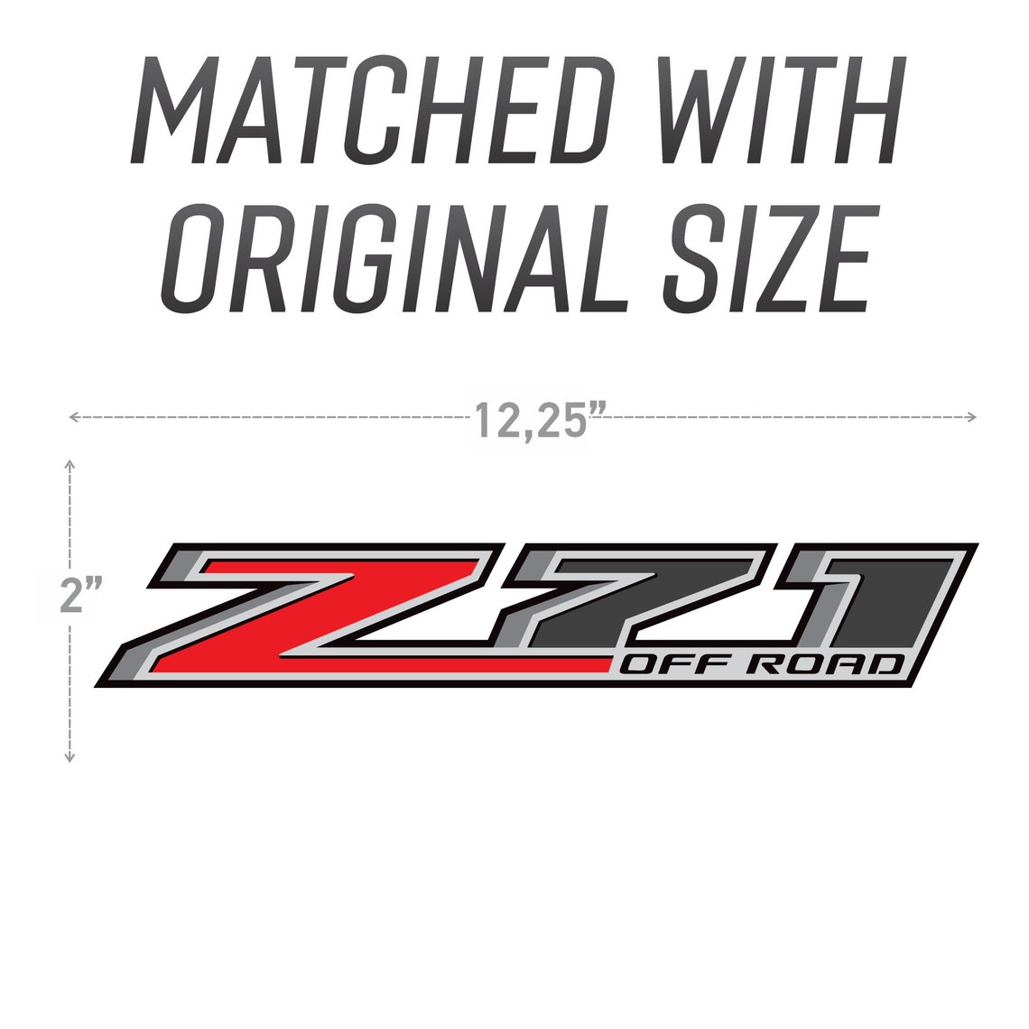 Z71 off Road Decals for Chevy Silverado 2014-2018 Bedside | Etsy