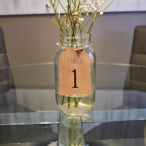Rustic Table Numbers Wedding Table Numbers Table Numbers Party Table ...