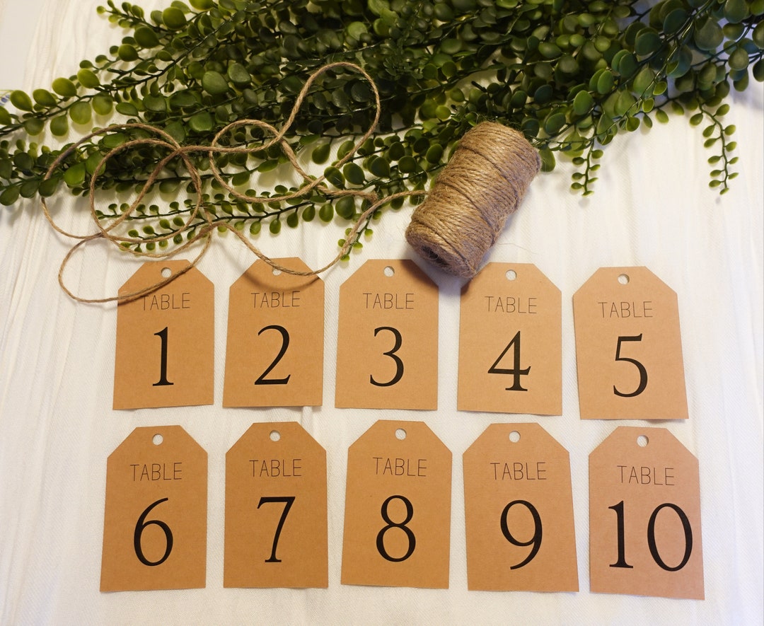 Rustic Table Numbers Wedding Table Numbers Table Numbers Party Table ...