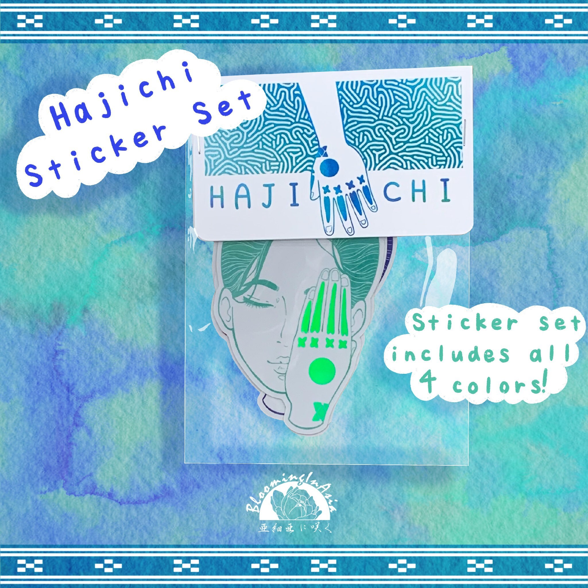 HAJICHI Uchinaanchu Okinawan Ryuukyuu Sticker Set - Etsy UK