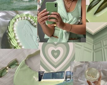 Sage Green Photo Collage | Etsy