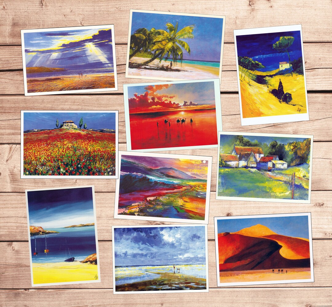 MULTIPACK Premium Blank Greetings Cards Pack of 10 the - Etsy