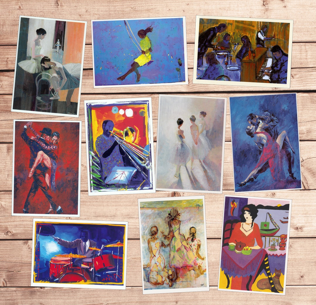 MULTIPACK Premium Blank Greetings Cards Pack of 10 the Life Collection ...