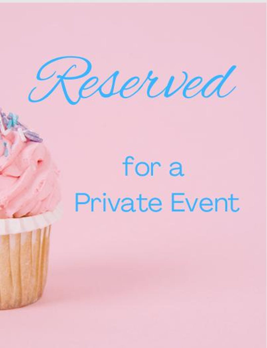 Reserved for a Private Event - Birthday - Etsy