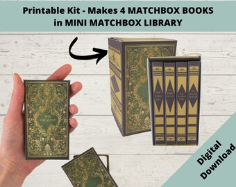 Matchbox Mini Book | Etsy