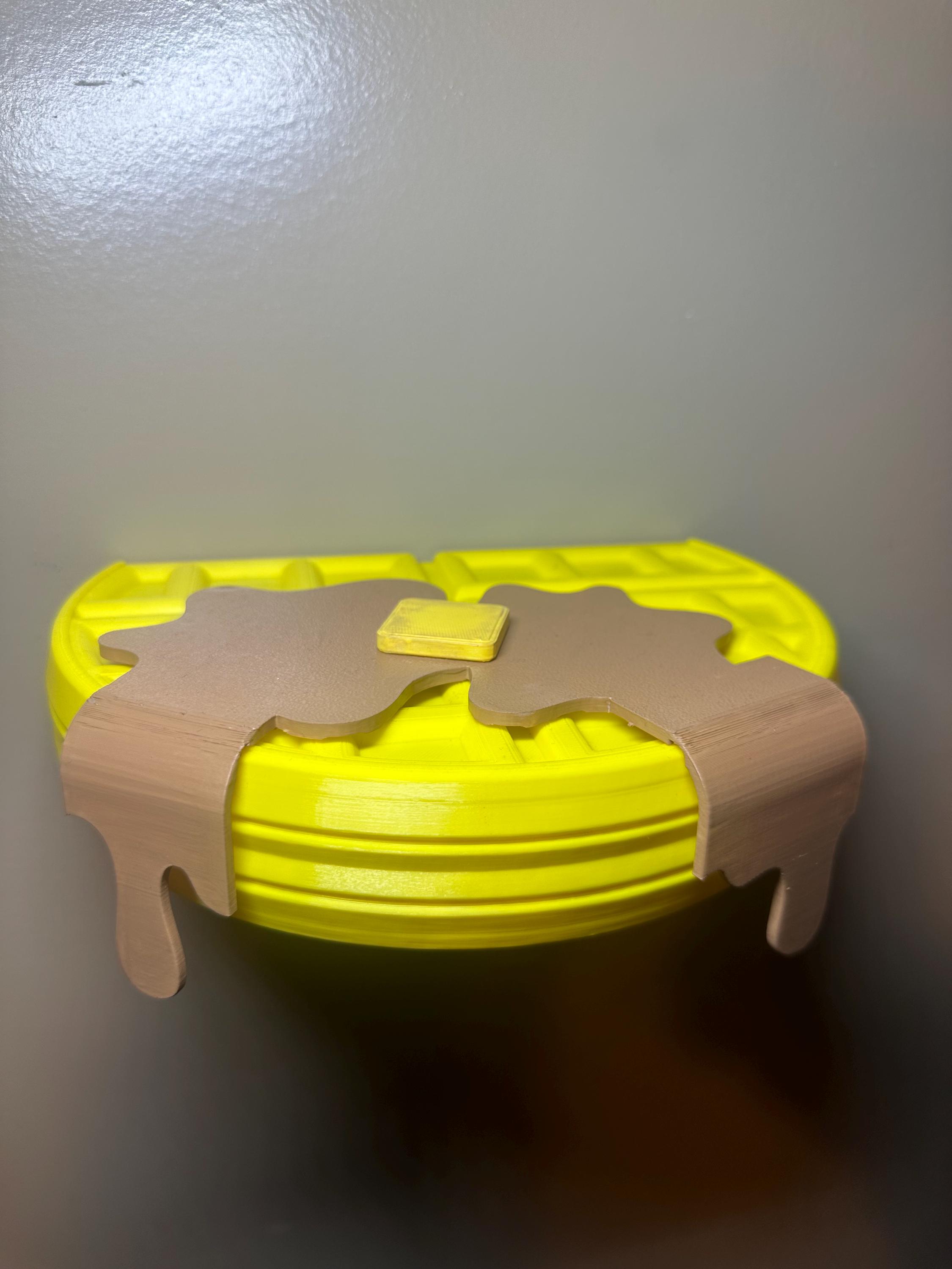 3D Printed Waffle Shelf – Fun Kitchen Wall Decor - Etsy