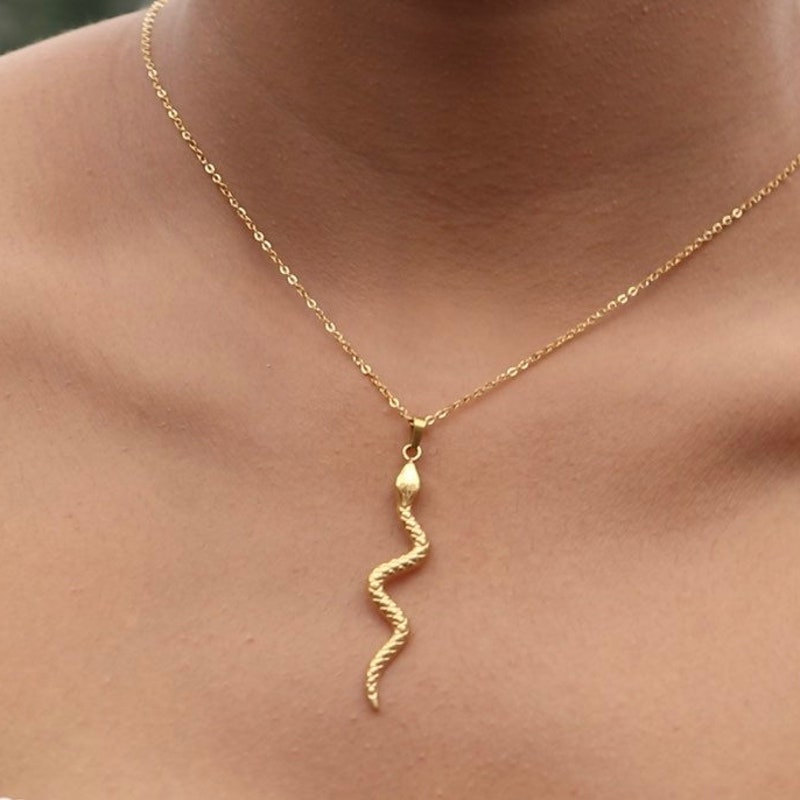 Women Snake Necklace - Etsy