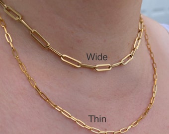 Rectangle Link Chain | Etsy