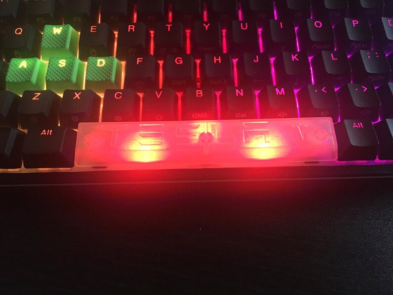 Tesla Spacebar Keycap Custom 3D Printed - Etsy