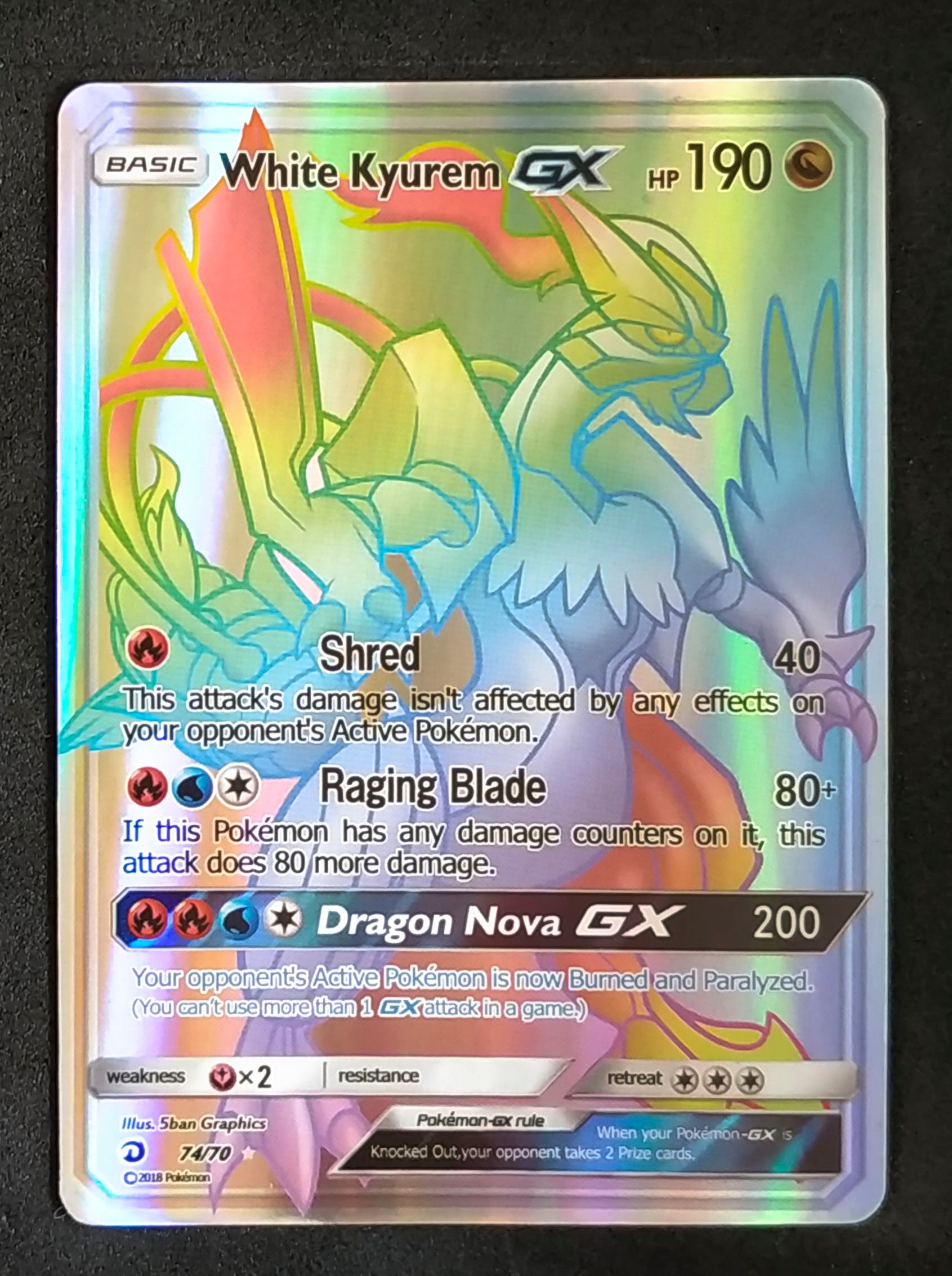 Shiny White Kyurem Card