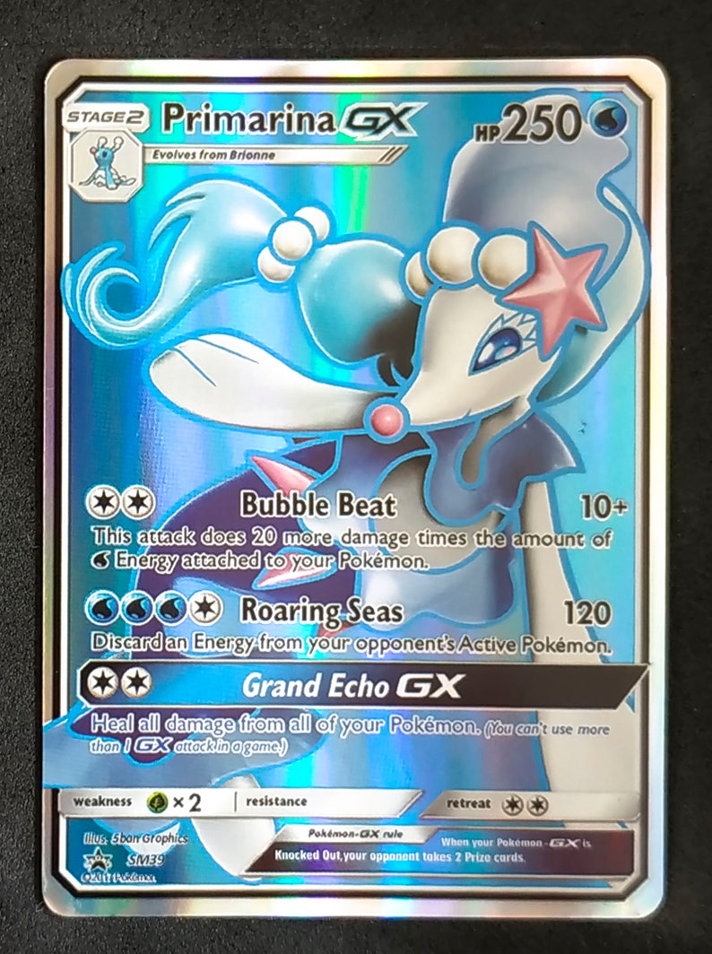 Magcargo Noivern Primarina Salazzle Set of 7 Cards GX - Etsy