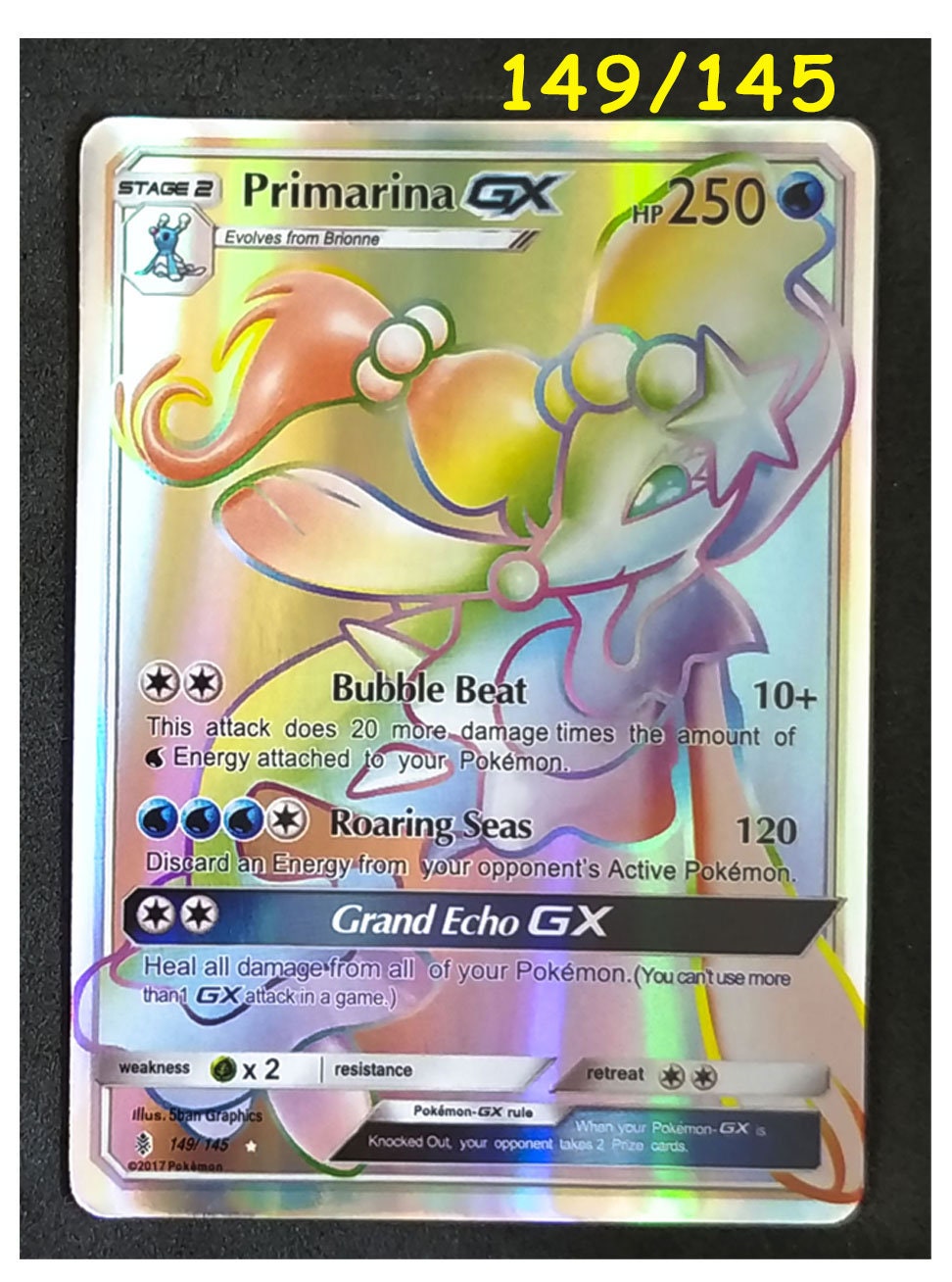 Raichu, Primarina, Persian - Single Card (paper or Handmade Plastic ...