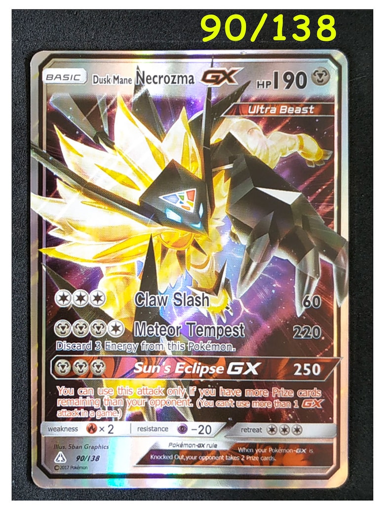 Dragonite, Dusk Mane Necrozma, Drampa, Genesect - Single Card (paper or ...