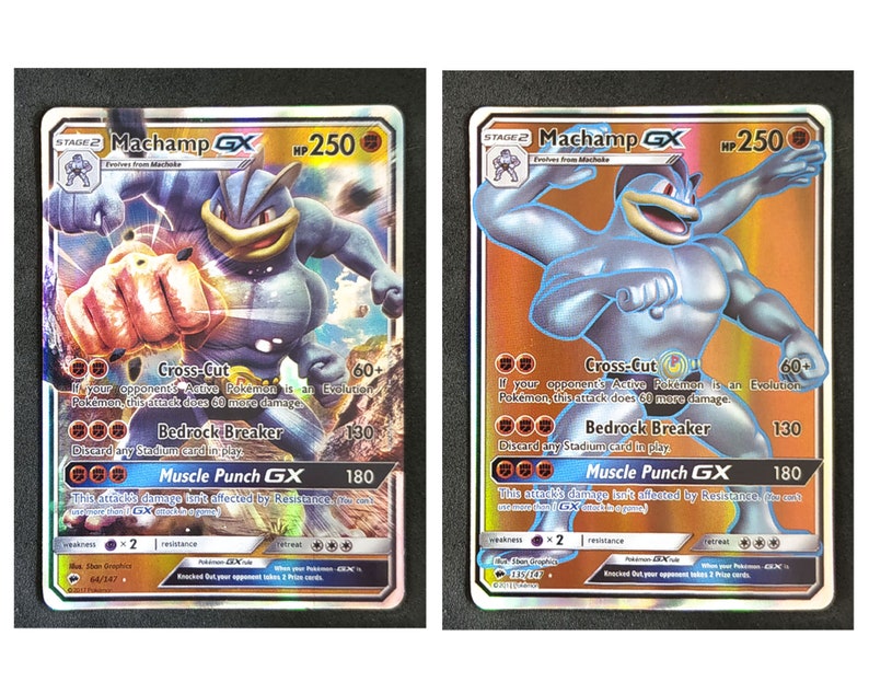 Marshadow Machamp Set of 5 Cards Tag Team Card GX Card - Etsy