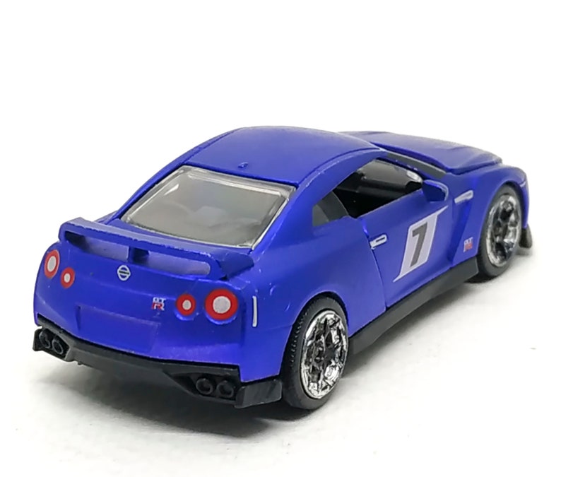 Custom Car From Majorette Nissan GTR R35 Deluxe No.7 - Changed Wheels ...