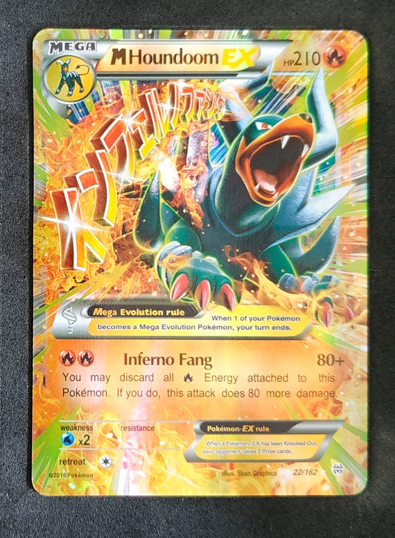 Pokemon Manectric Mega Evolution Card