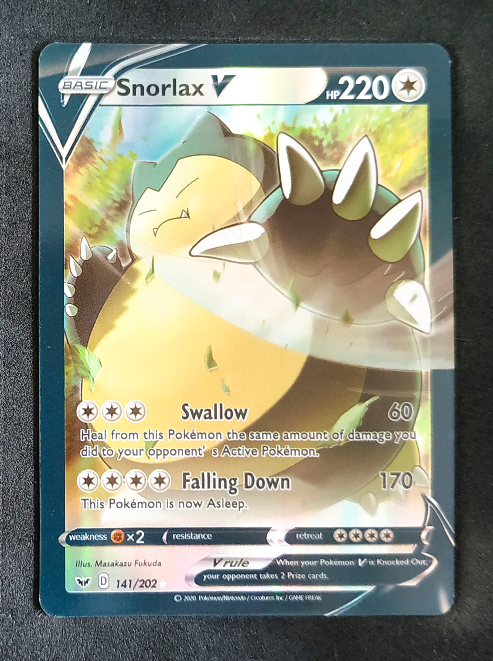 Snorlax Set of 3 Cards V V Max Cards Custom Card Set - Etsy