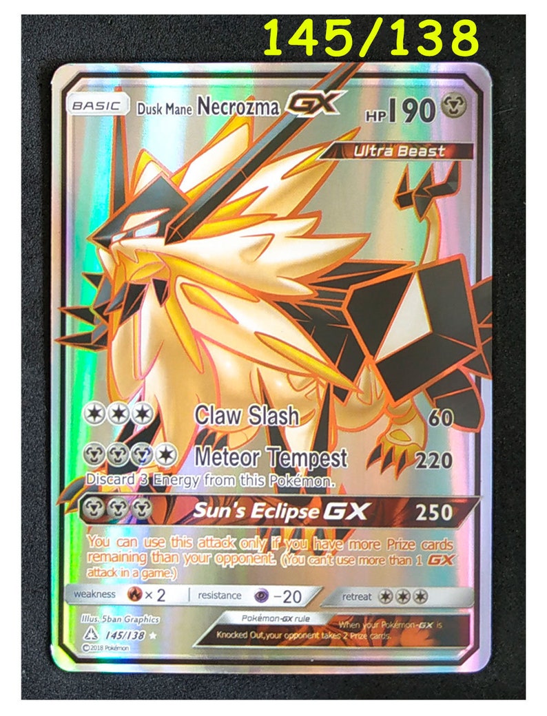 Dragonite, Dusk Mane Necrozma, Drampa, Genesect - Single Card (paper or ...