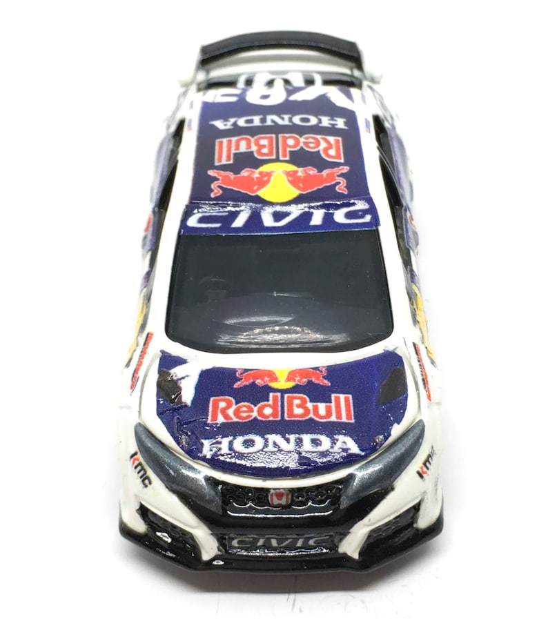 Custom Car From Tomica Honda Civic Type R - Sticker Red Bull - Scale 1/ ...