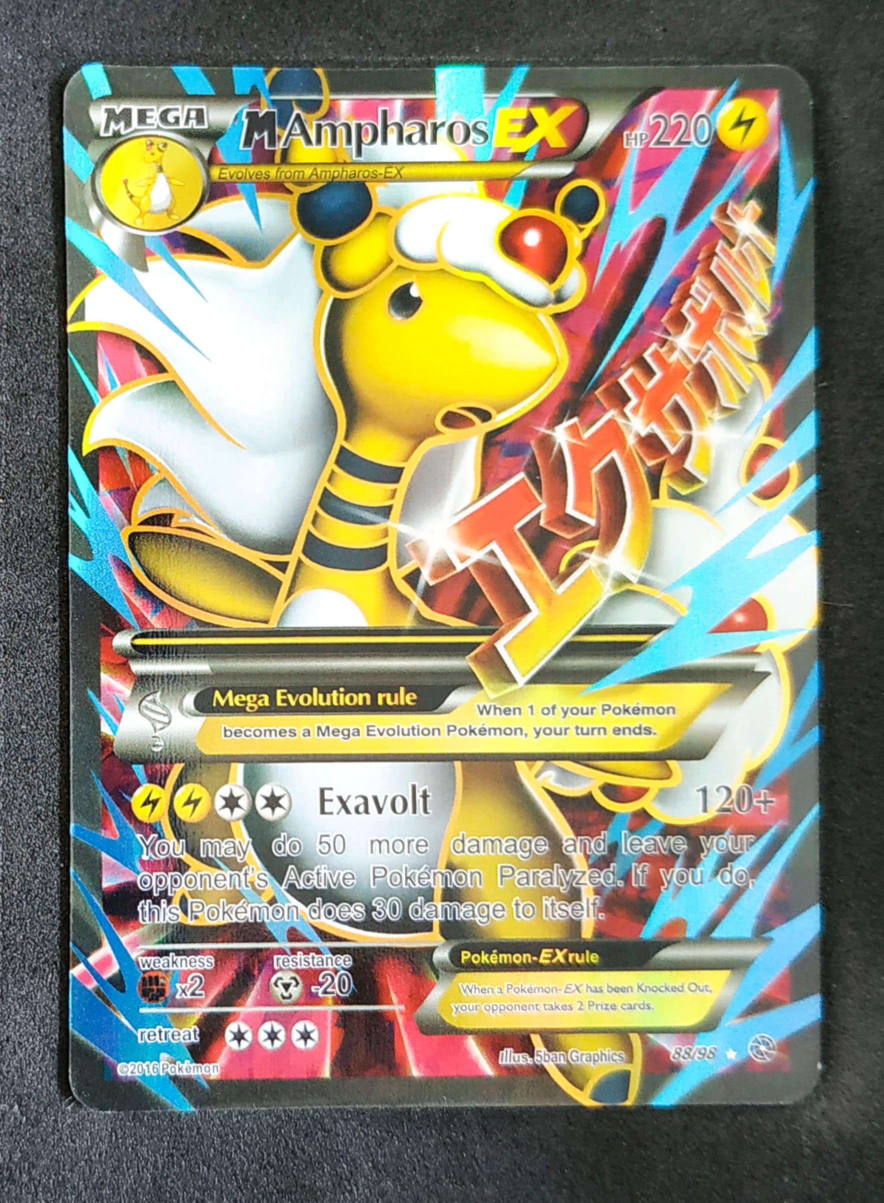Pokemon Mega Ampharos Card