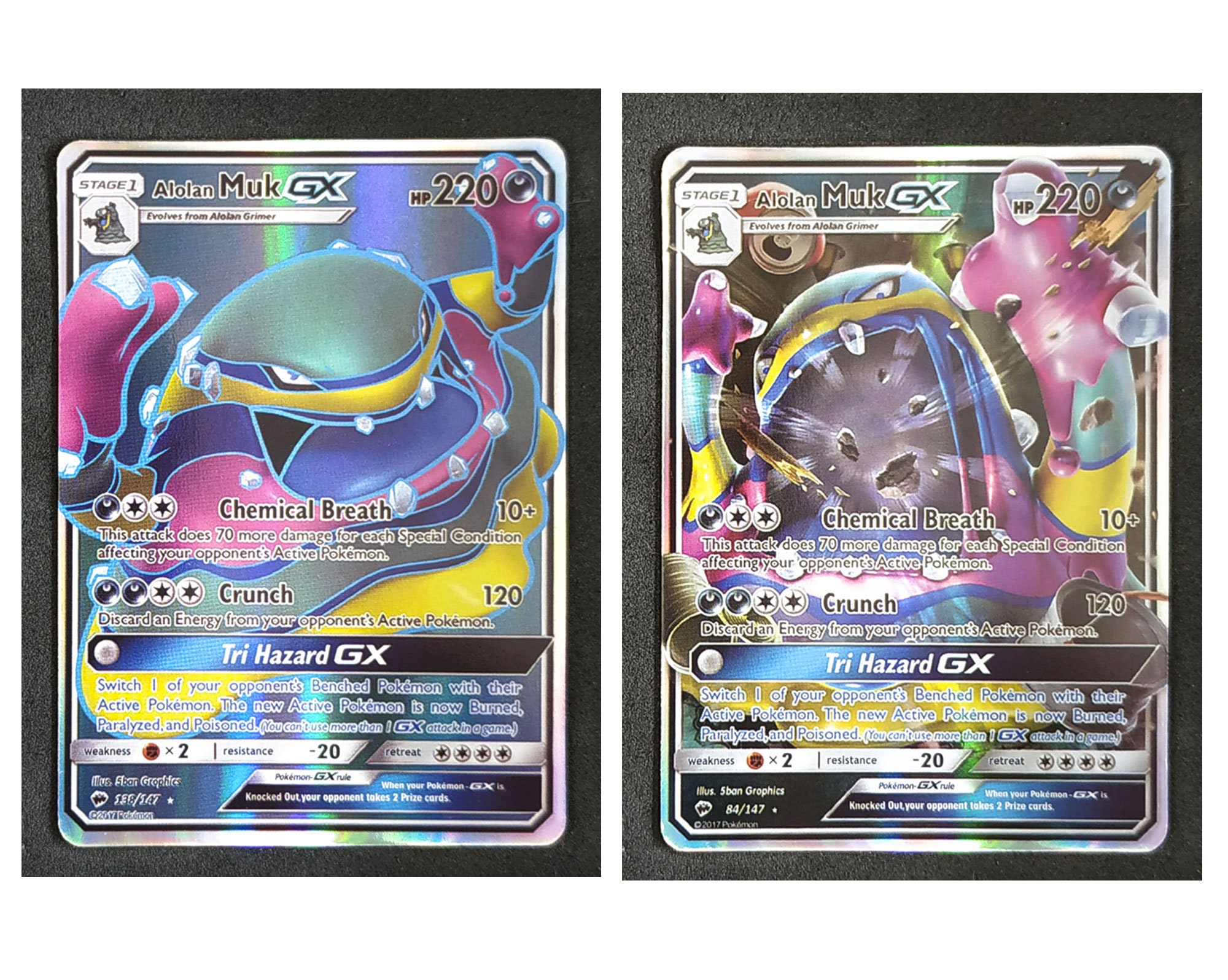Muk, Alolan Muk Set of 5 Cards - Tag Team Card, GX Card - Custom Card ...