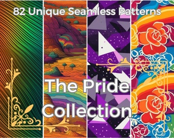 The Gothic Collection Bundle 54 Seamless Patterns Bundle Immediate ...