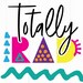 Totally Rad 80s SVG, DXF, PNG, 80's Svg, Eighties Svg, Retro 80s Svg ...