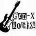 Generation X Rocks SVG, Gen X SVG, Gen X PNG, 80s Svg for Shirt, 80s T ...